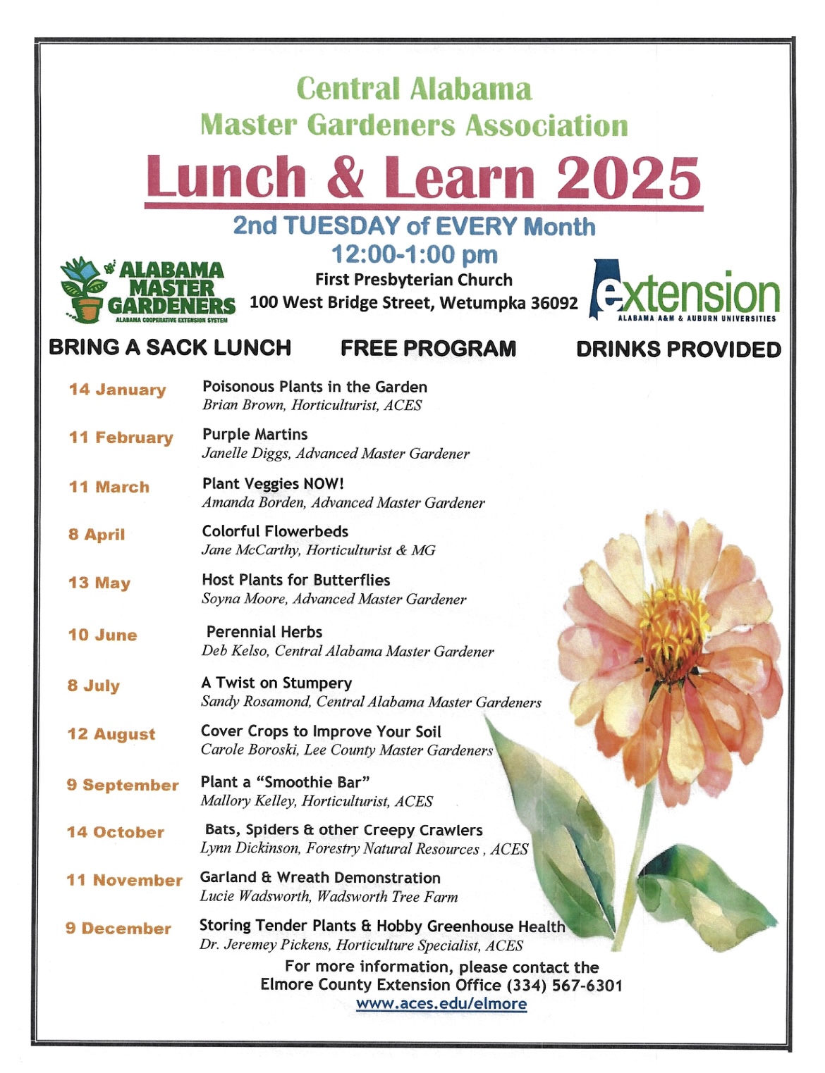 Events – Central Alabama Master Gardener Association, Inc (CAMGA, Inc)